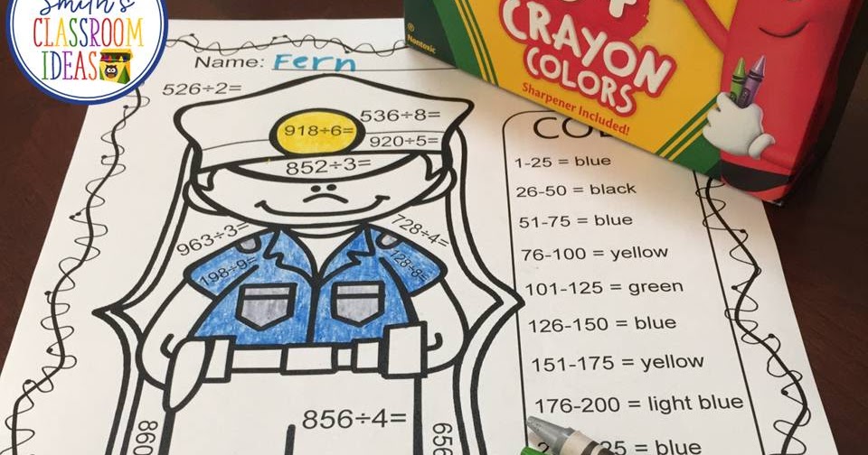 Are You Teaching Community Helpers? Here's A Lot of Math Color By ...