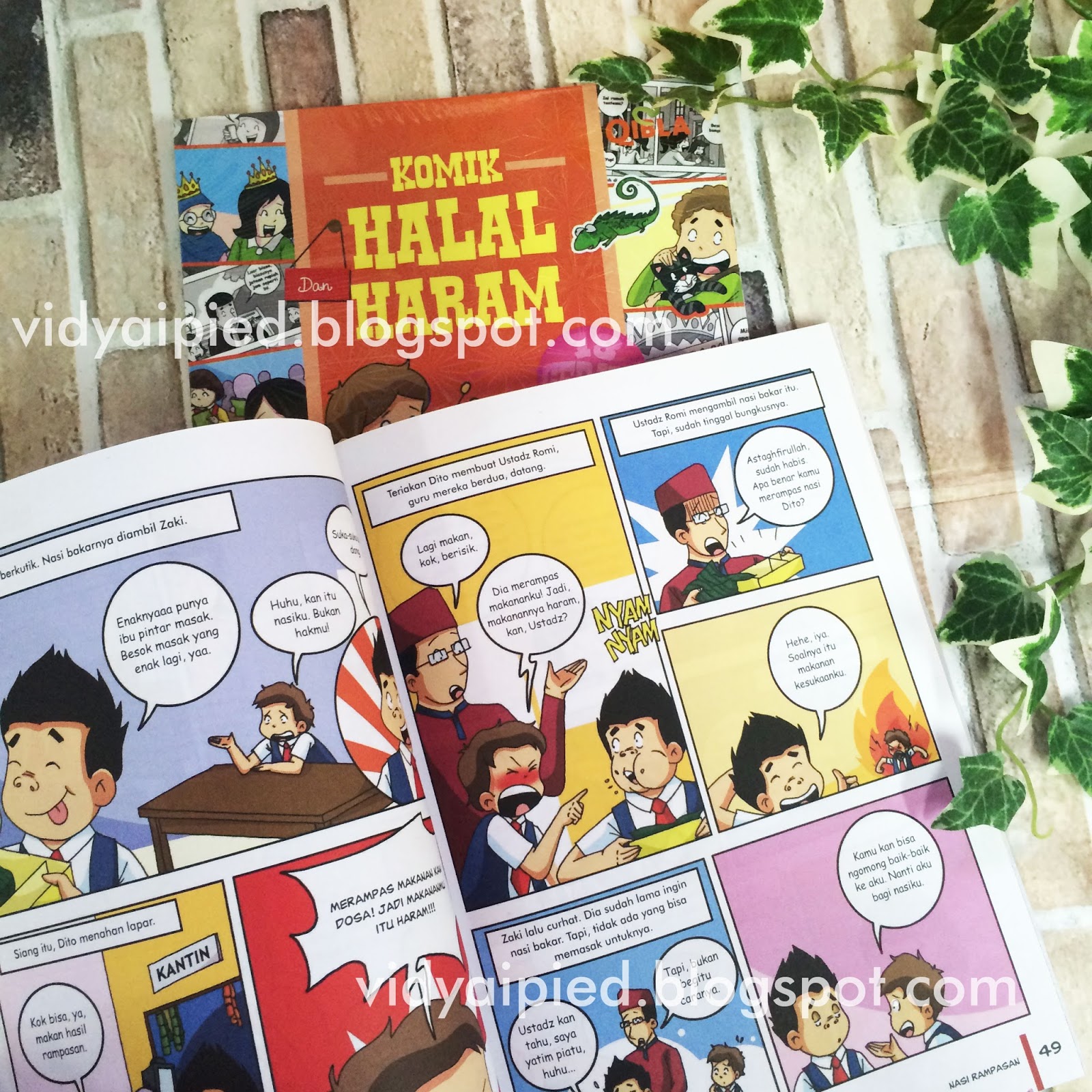 ocehan ipied: Review komik anak: Komik Halal dan Haram