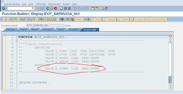SAP TECH: Enhance the transaction 'VA01' , To set the default value to ...