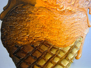 Tasty Paintings: Texture Revamp For Orange Sherbet