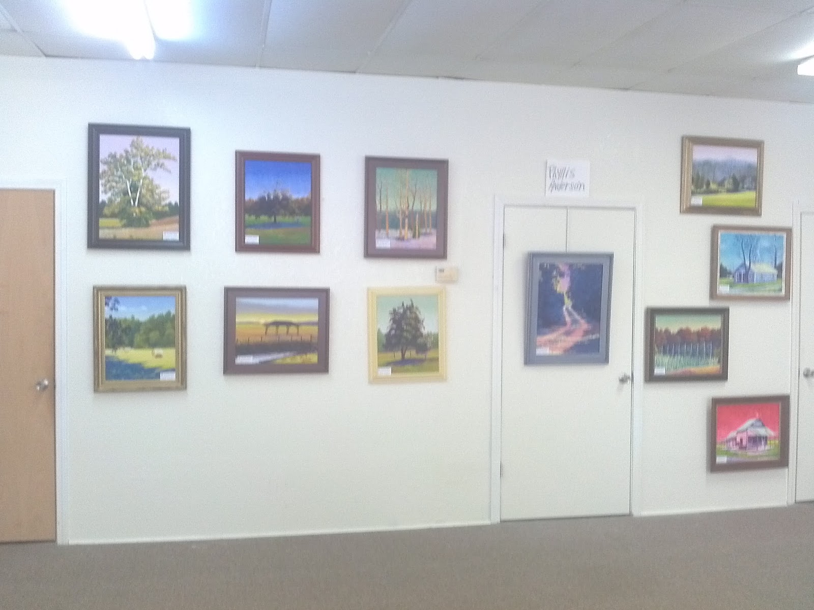 Ouachita Artists: Back Wall display