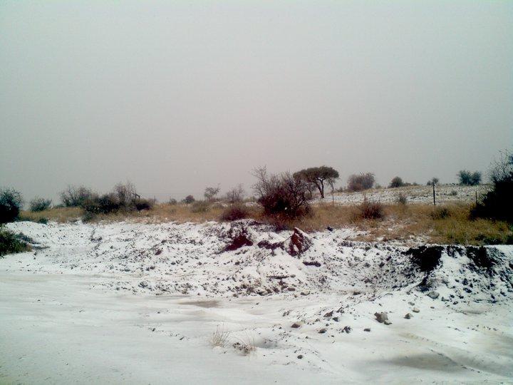 Springbok Atlas: Snow falls in Namibia