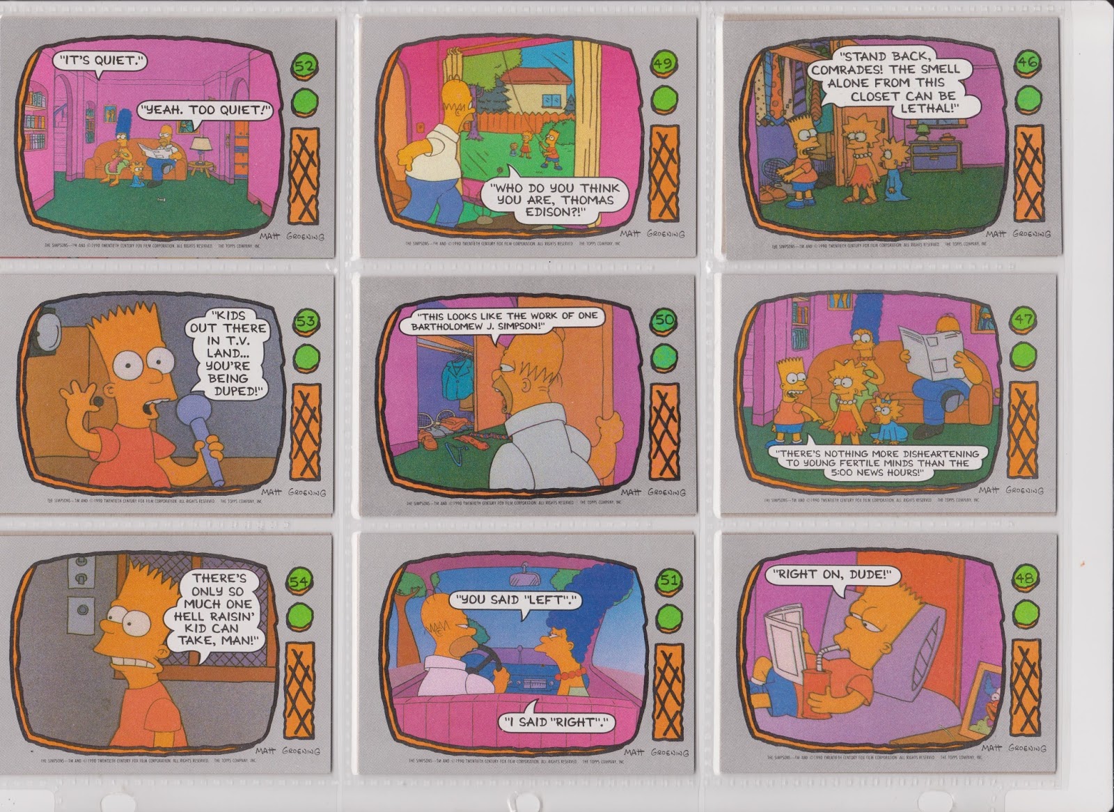 Royal Card Review: The Set List- Simpsons, eh?