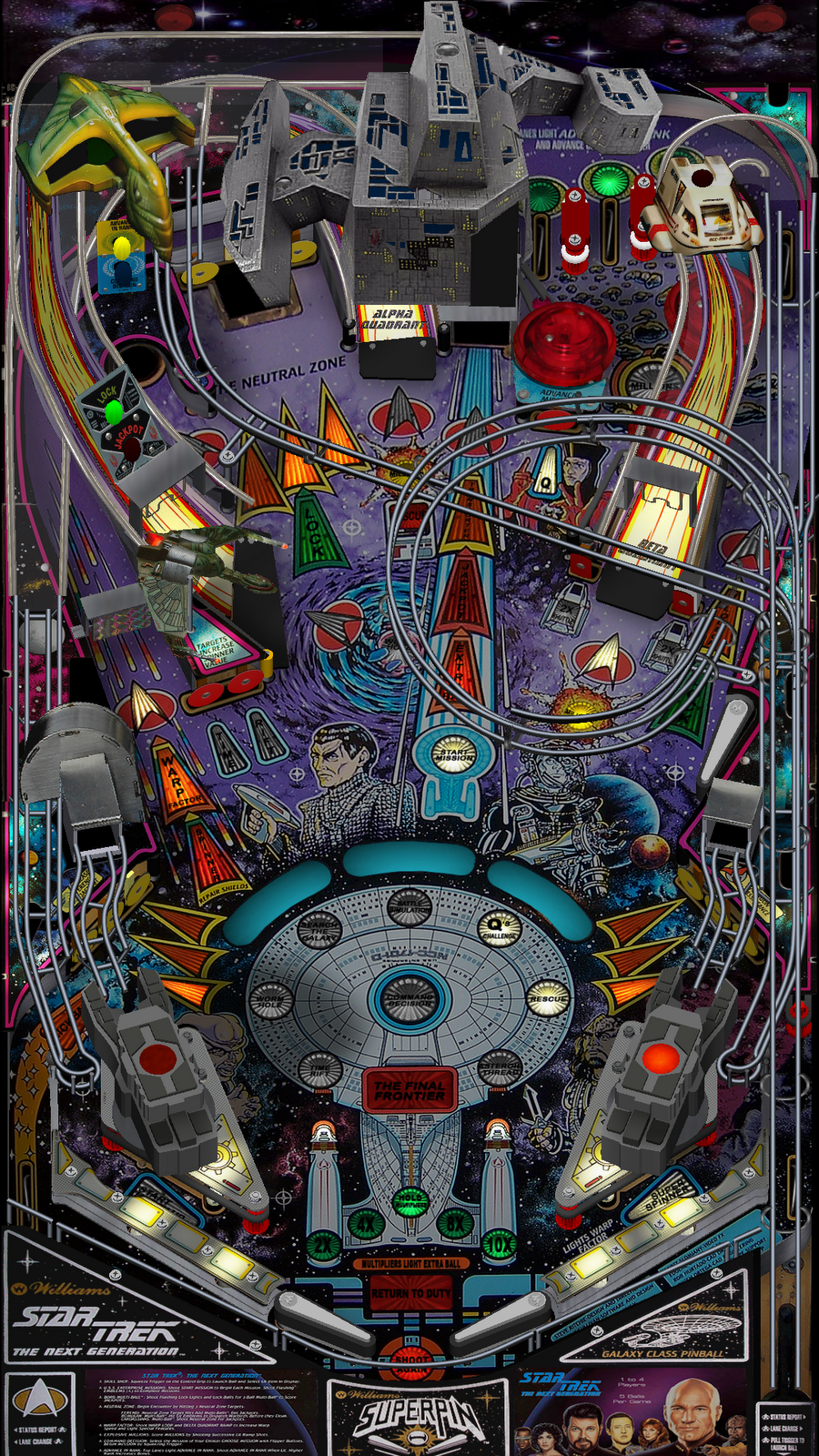 Original Pinball: Nº 3 Star Trek The Next Generation (Williams 1993)
