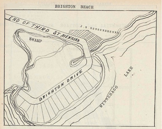 MENASHA: Brighton Beach Map