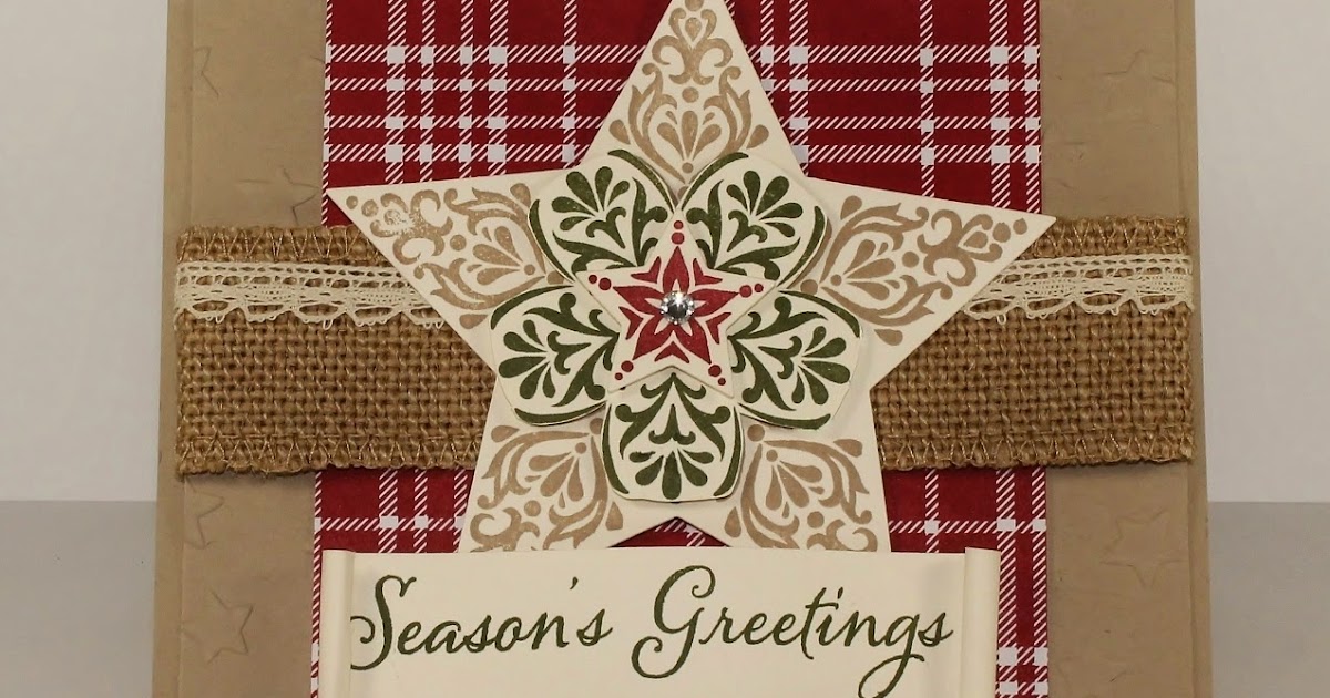 Playing with Papercrafting: Rustic Christmas Greetings for The Paper ...