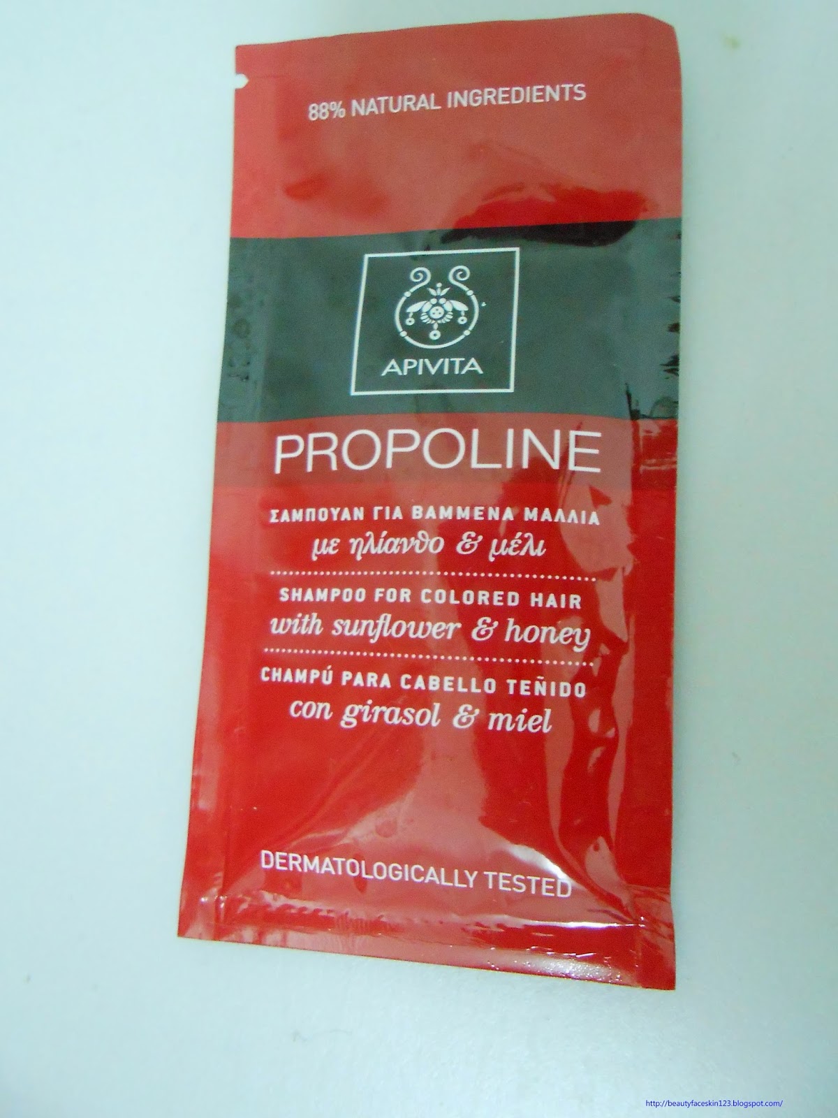 GREAT SKINandLIFE: REVIEW ON ARPIVITA PROPOLINE SHAMPOO FOR COLORED HAIR
