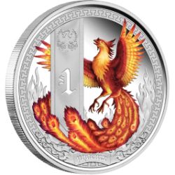 Mythical Creatures Phoenix 2013 Silver Coin | Lunaticg Coin