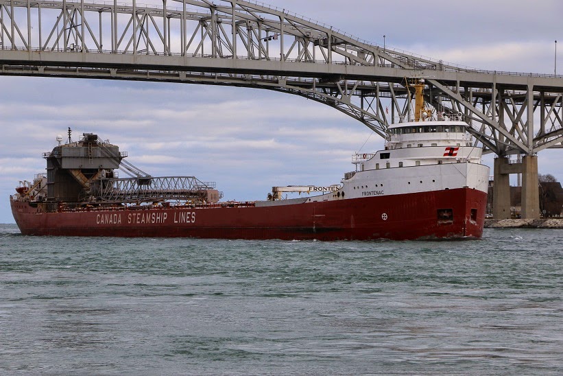 Michigan Exposures: The Lovely Frontenac Comes Off Lake Huron