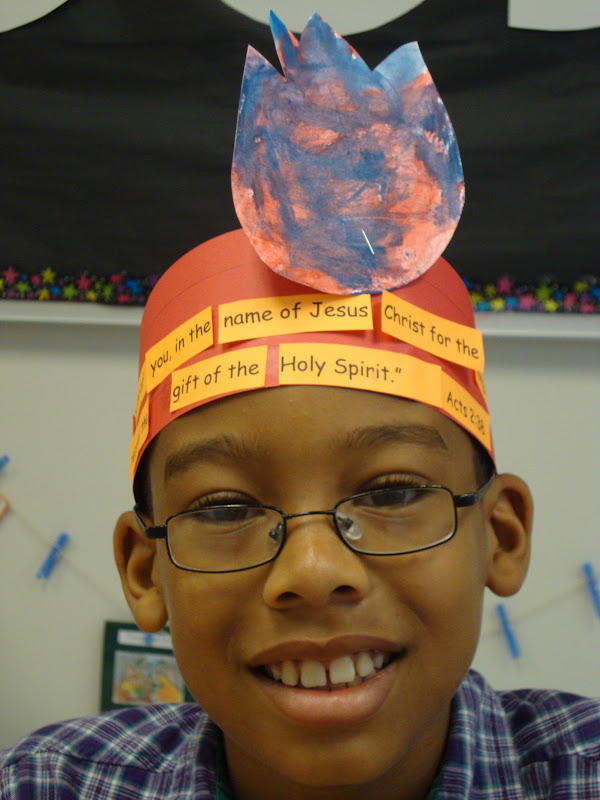 Teaching Kids the Bible: Day of Pentecost Headband