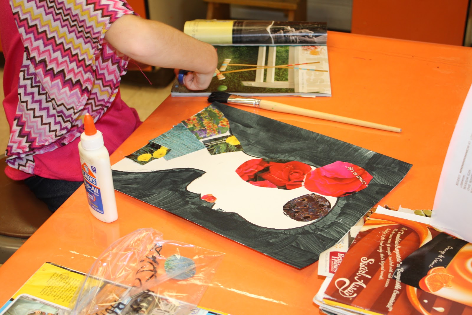 Peace Love & Art Class: Second Grade Giuseppi Arcimboldo Inspired Self ...