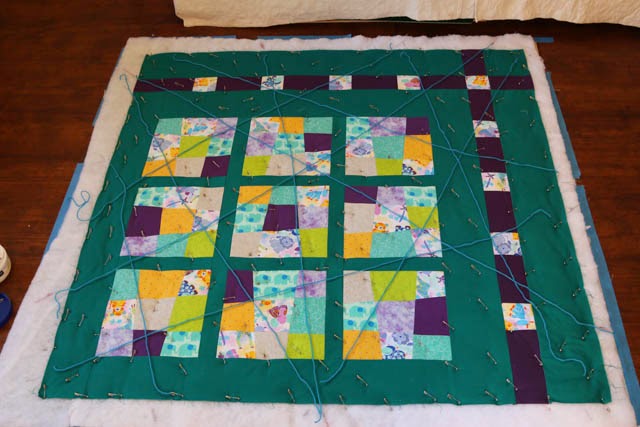 One Little Imp: Crazy Nine Patch Quilt