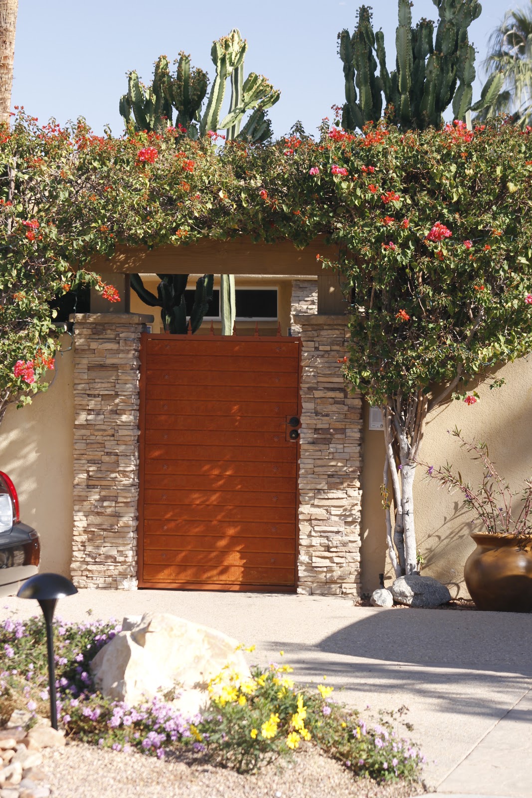 desert horses: Entry gate, Palm Desert~Whimsical Windows, Delightful ...