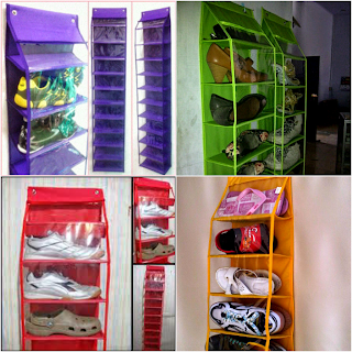 Gantungan sepatu | Hanging shoes organizer | San First Collection