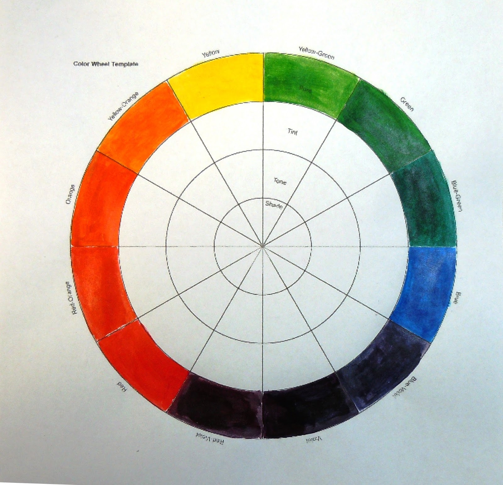Color Wheel Exercise - Basics 2