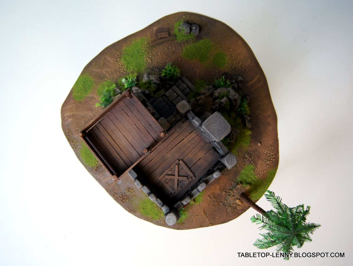 Outpost in the deep jungle! | Wargaming Terrain & Model Scenery