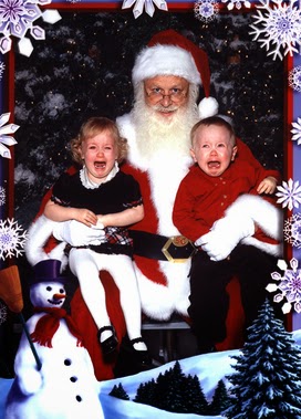 Photos of Kids Who Are Scared of Santa Claus