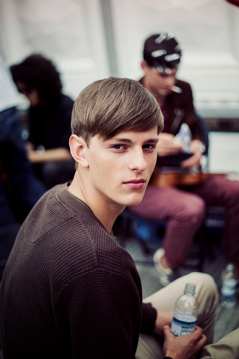 Male Model Otaku: Elvis Jankus: Spring/Summer 2014 【London~Milan~Paris~NY】