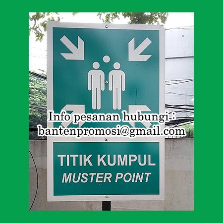 Jual Stiker Rambu Titik Kumpul di Tangerang
