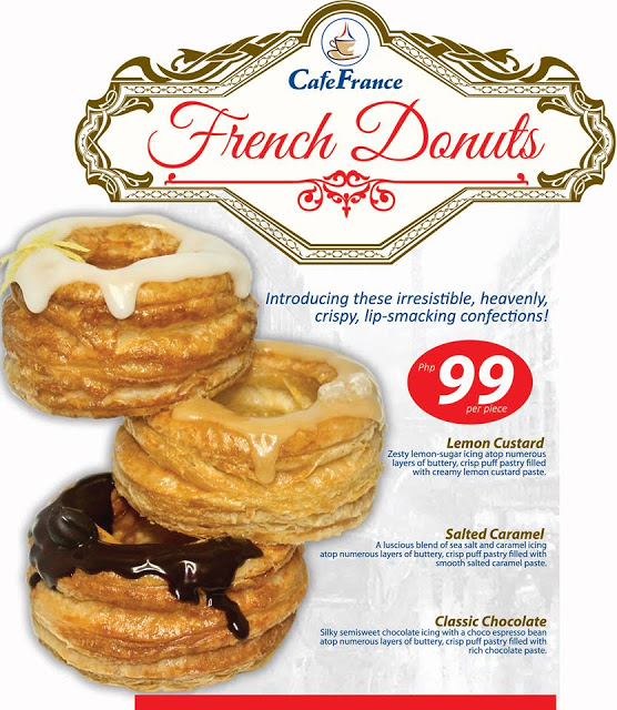 Tasting CAFE FRANCE Cronuts - The French Donuts