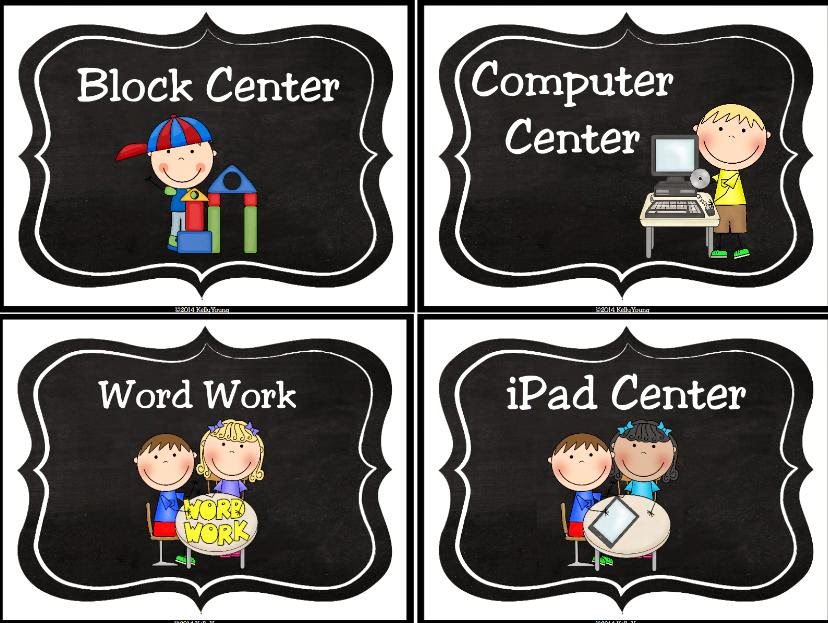 Young & Lively Kindergarten: More Chalkboard Decor!