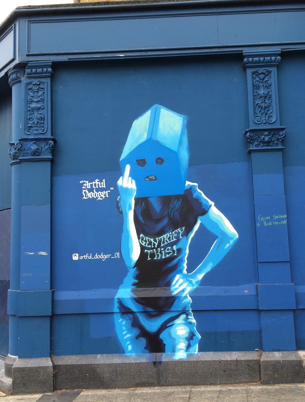 Transpontine: New Carrie Fisher/Princess Leia Mural in Peckham