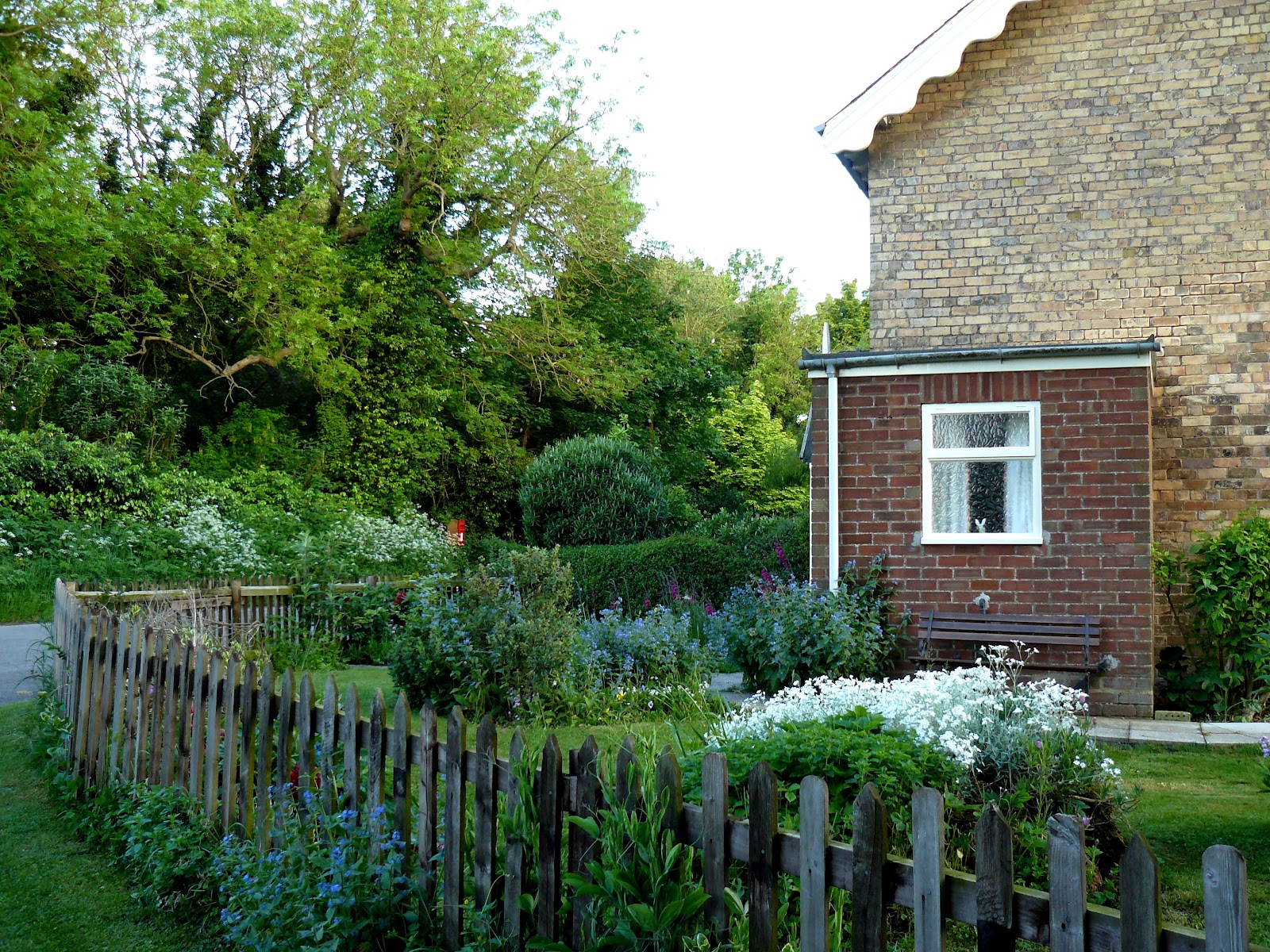 pear tree log: Country Cottage Fences - Friday's Fences