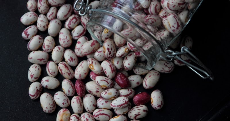 Homegrown Haricots and Borlotti Beans