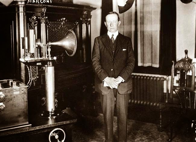 NOTICIAS Y EFEMERIDES MUSICALES Y DEL CINE: GUGLIELMO MARCONI, UN 02 DE ...