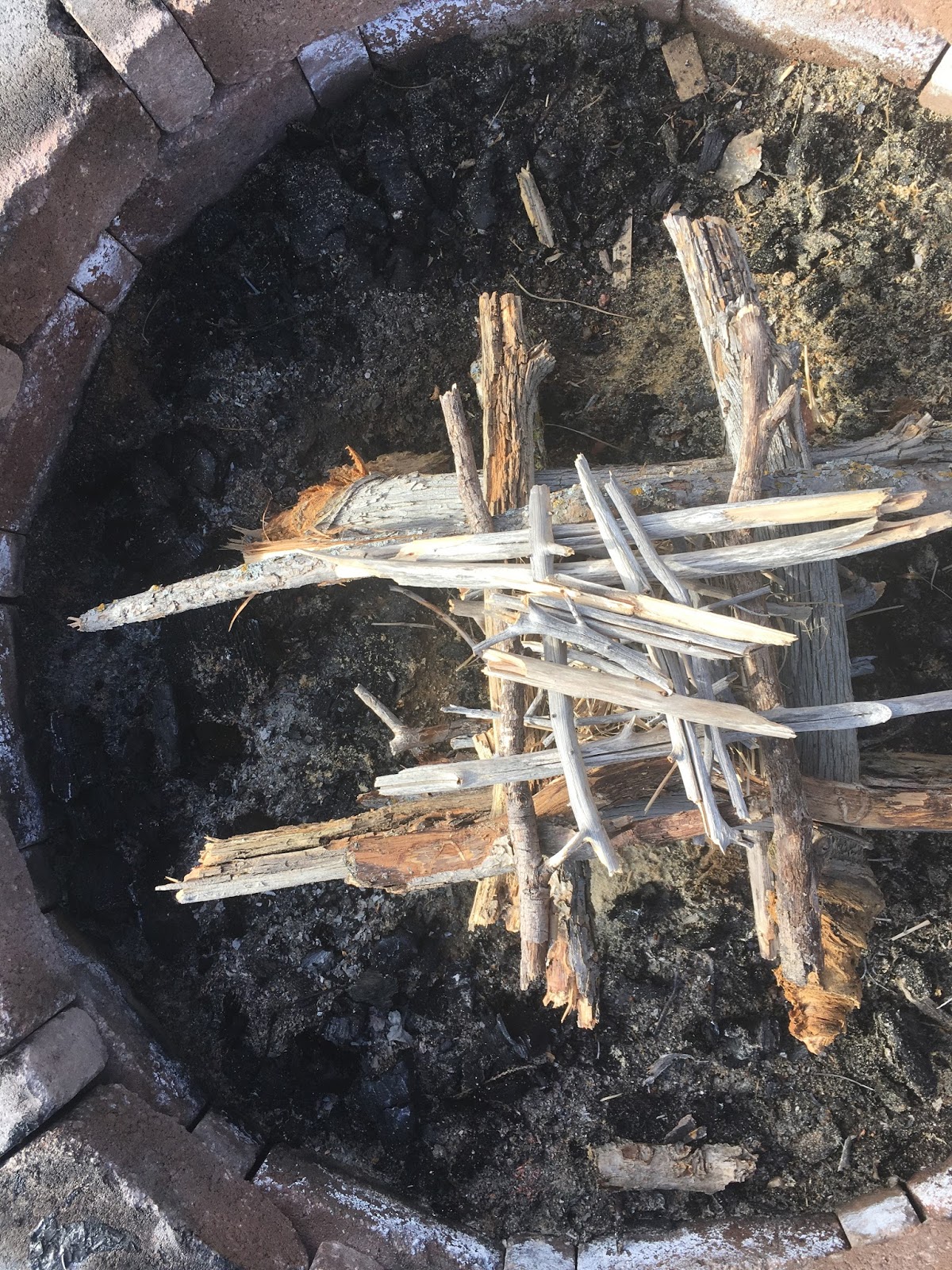 Journeys Of The Crew : Log Cabin Fire Lay