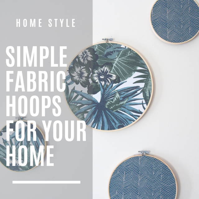 Wafflemama.: Create || Simple Fabric Hoops For Your Home