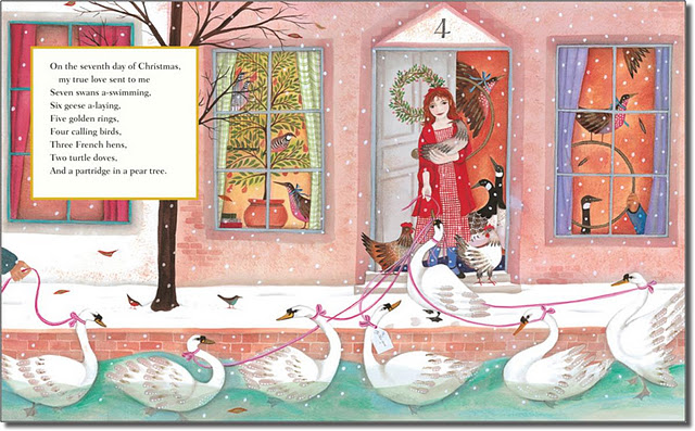 çizgili masallar: The Twelve Days of Christmas by Jane Ray