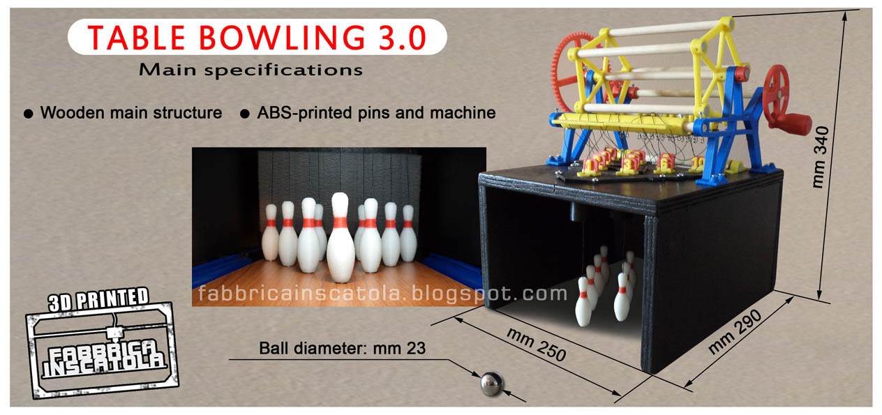 Fabbrica in scatola: Table Bowling 3.0