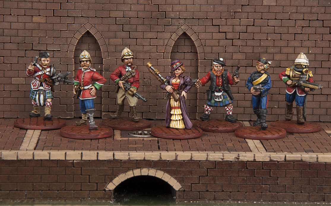 Dr. Mathias's Miniature Extravaganza: Eclectic Steampunk Figures