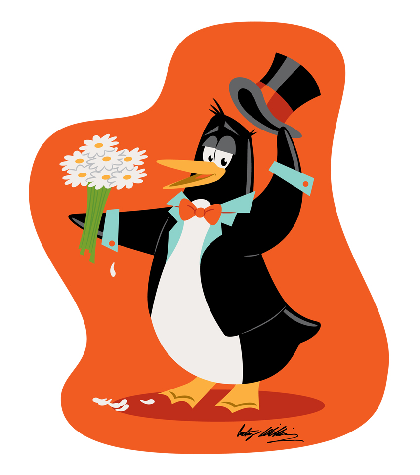 Pineapples & Polka Dots: Mr. Penguin