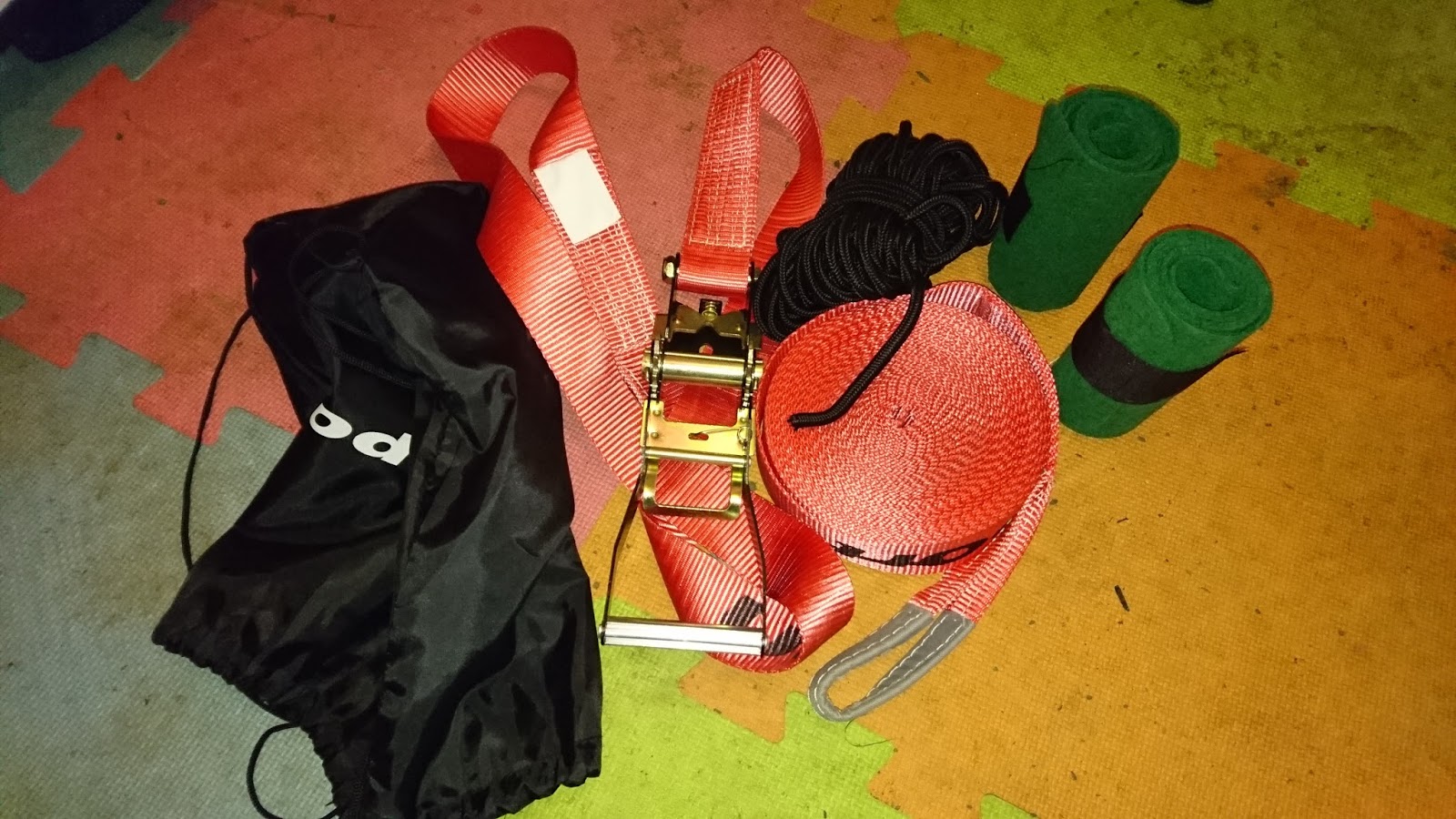 One Foot in Front of the Other: How to set a slackline up in your garden