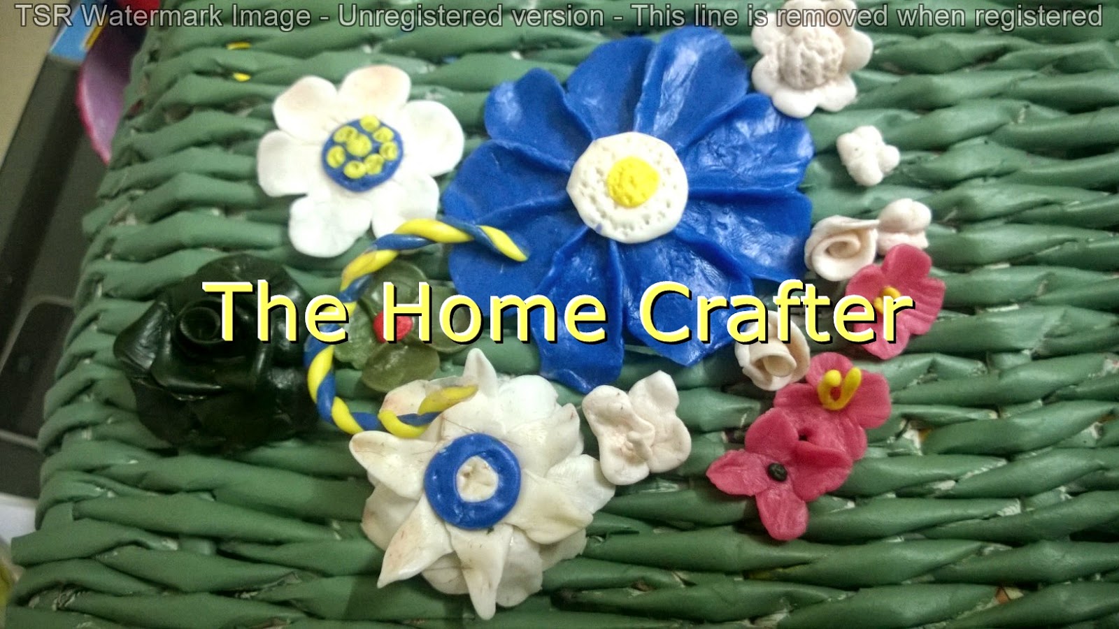 The Home Crafter : My First Cold Porcelain Hand Crafted Flowers