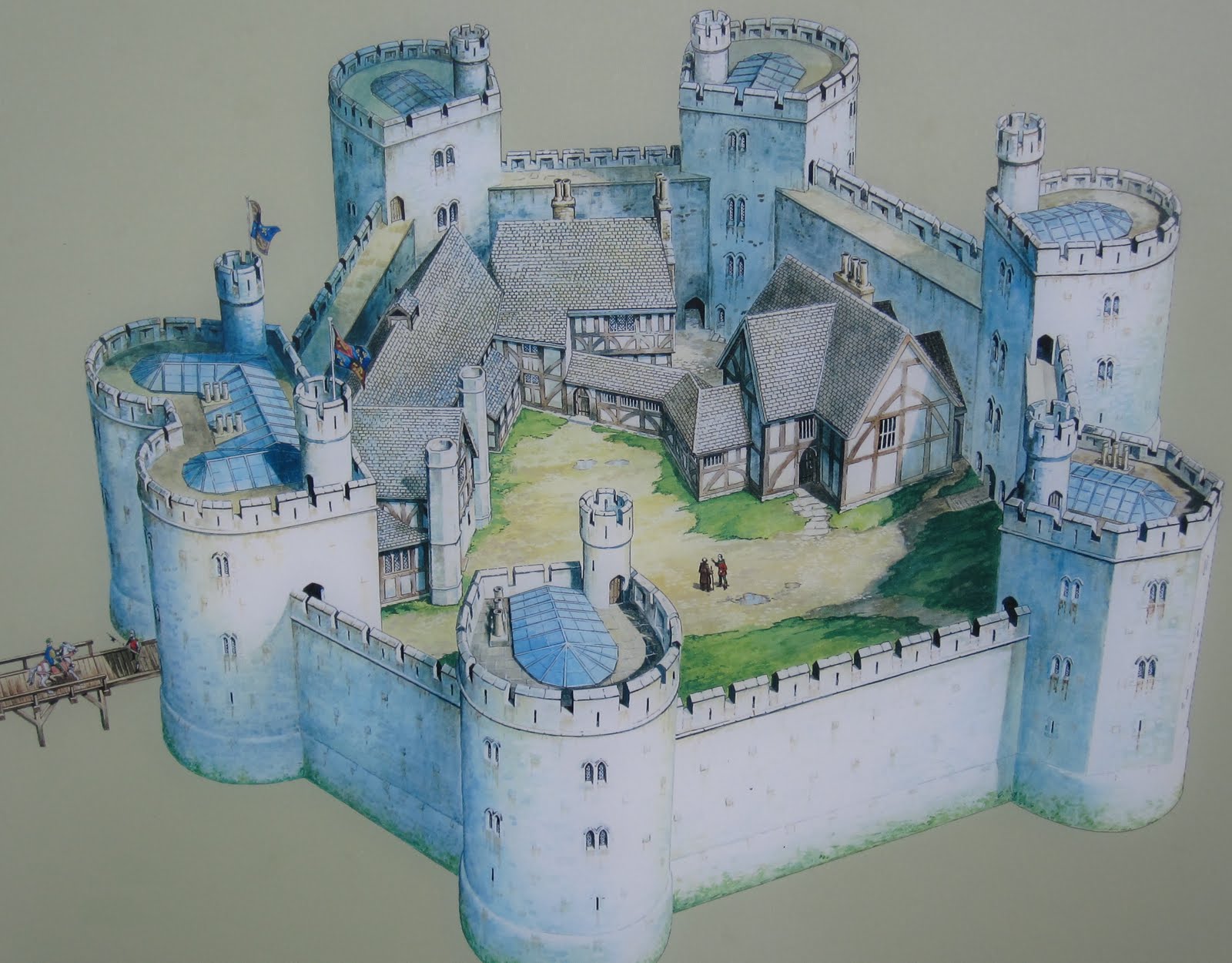 Black Powder: Bolingbroke Castle visit