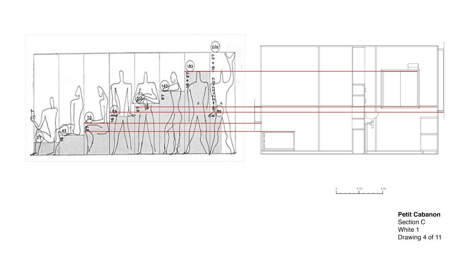 Petit Cabanon: Application of Le Modulor