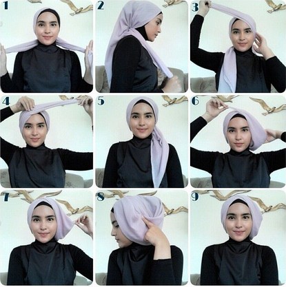 Tutorial Hijab Modern Turban untuk Kebaya - Explore IT