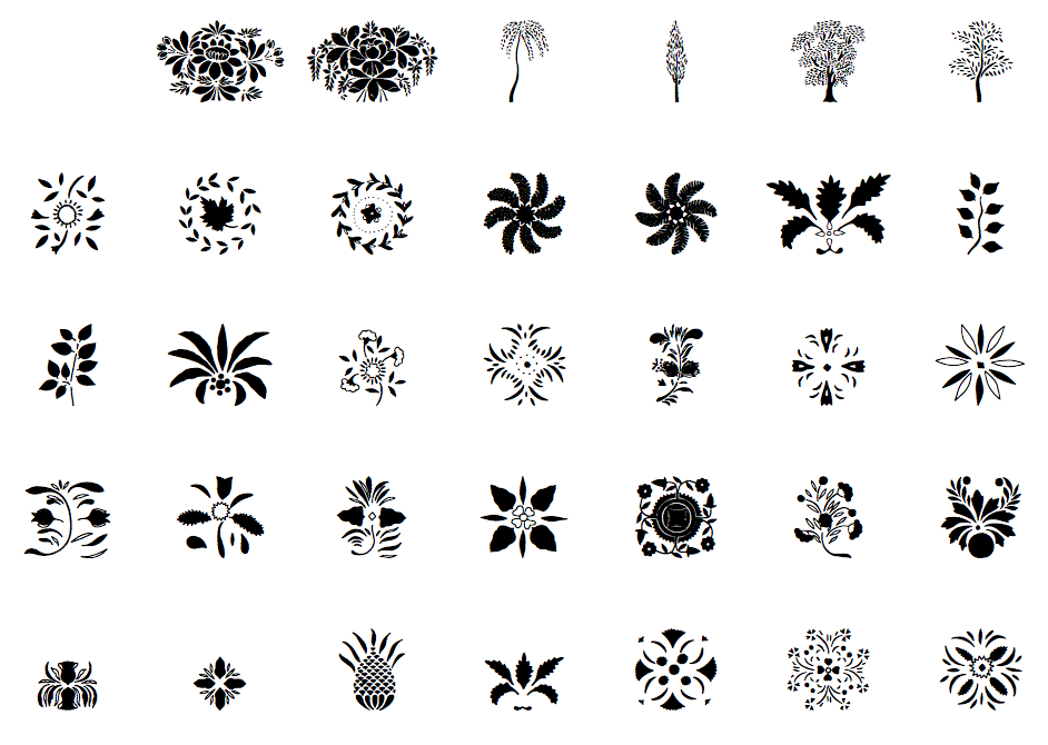 Circular & Curvaceous Motif's.