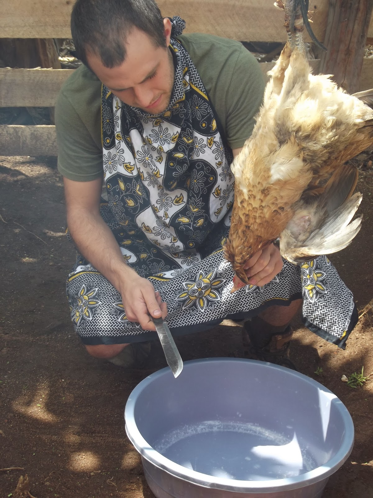 Adventure's in Tanzania: How to slaughter a chicken