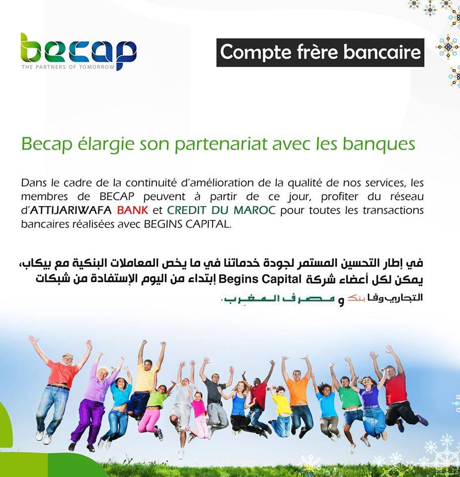 للتسجيل مجانا في becap - becap.ma