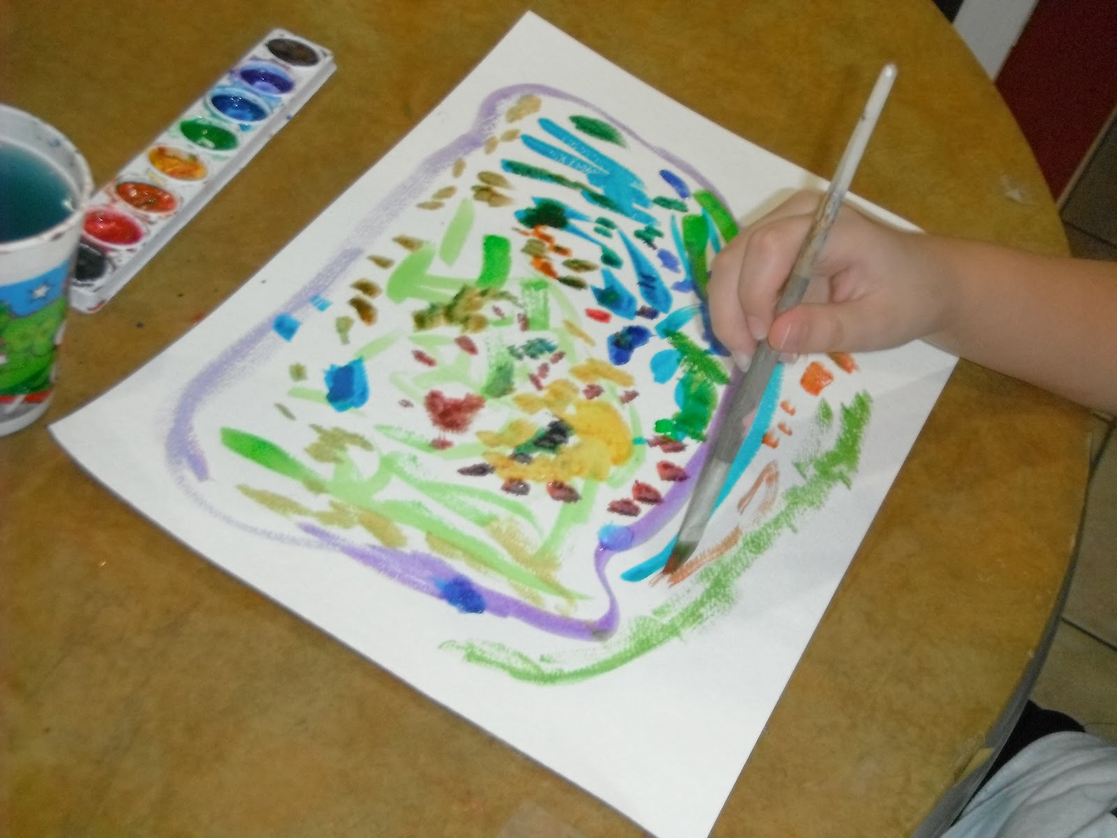 Unseasonably Warm: Hot and Cold: Class II, Session I Art Class