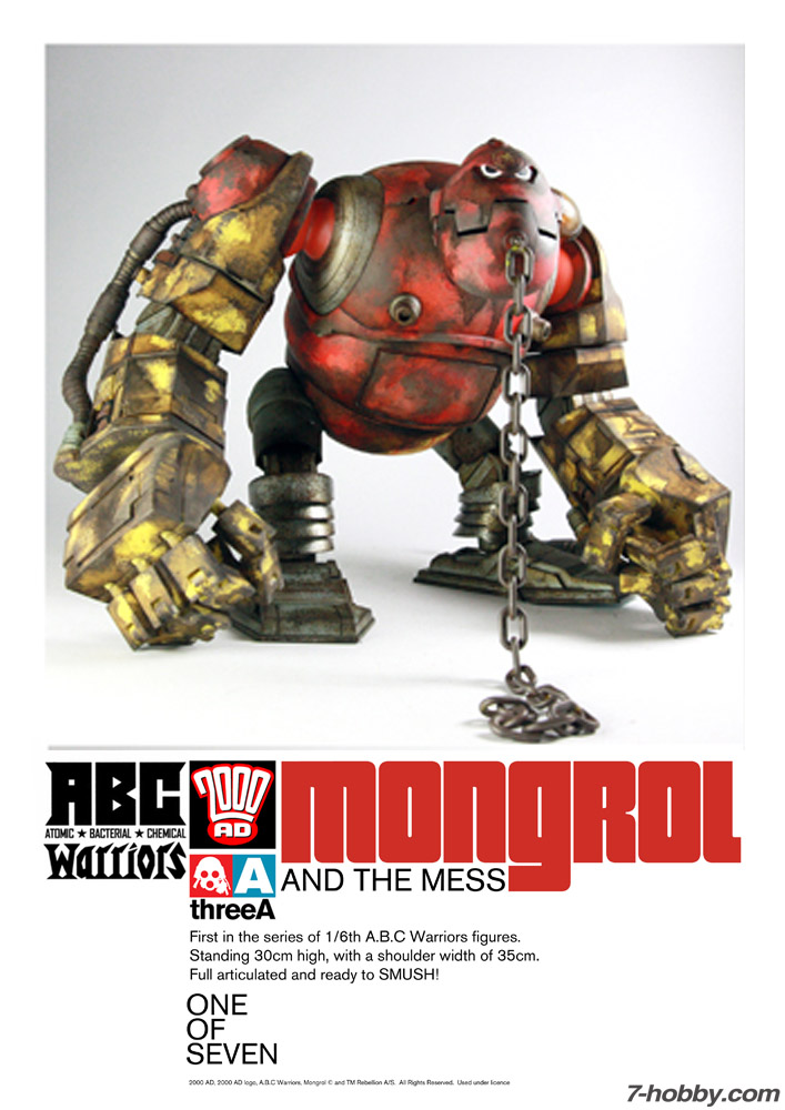 giant master: [Items-THREEA]THREEA 2000AD ABC Warriors Mongrol