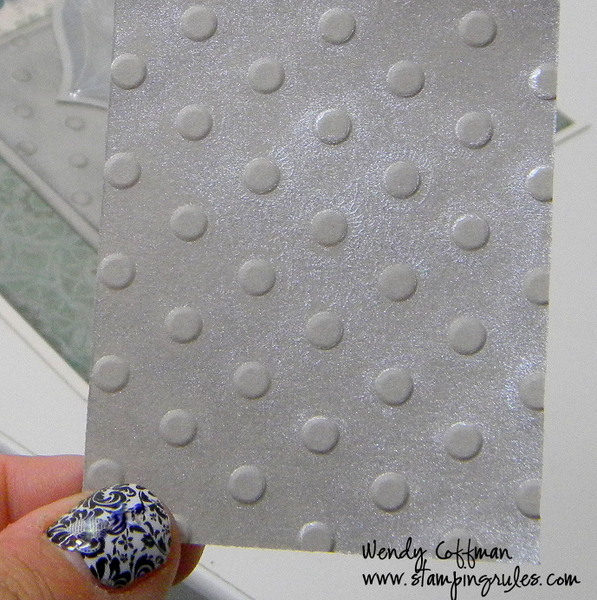 Stamping Rules!: Pearl Paint and Cuttlebug