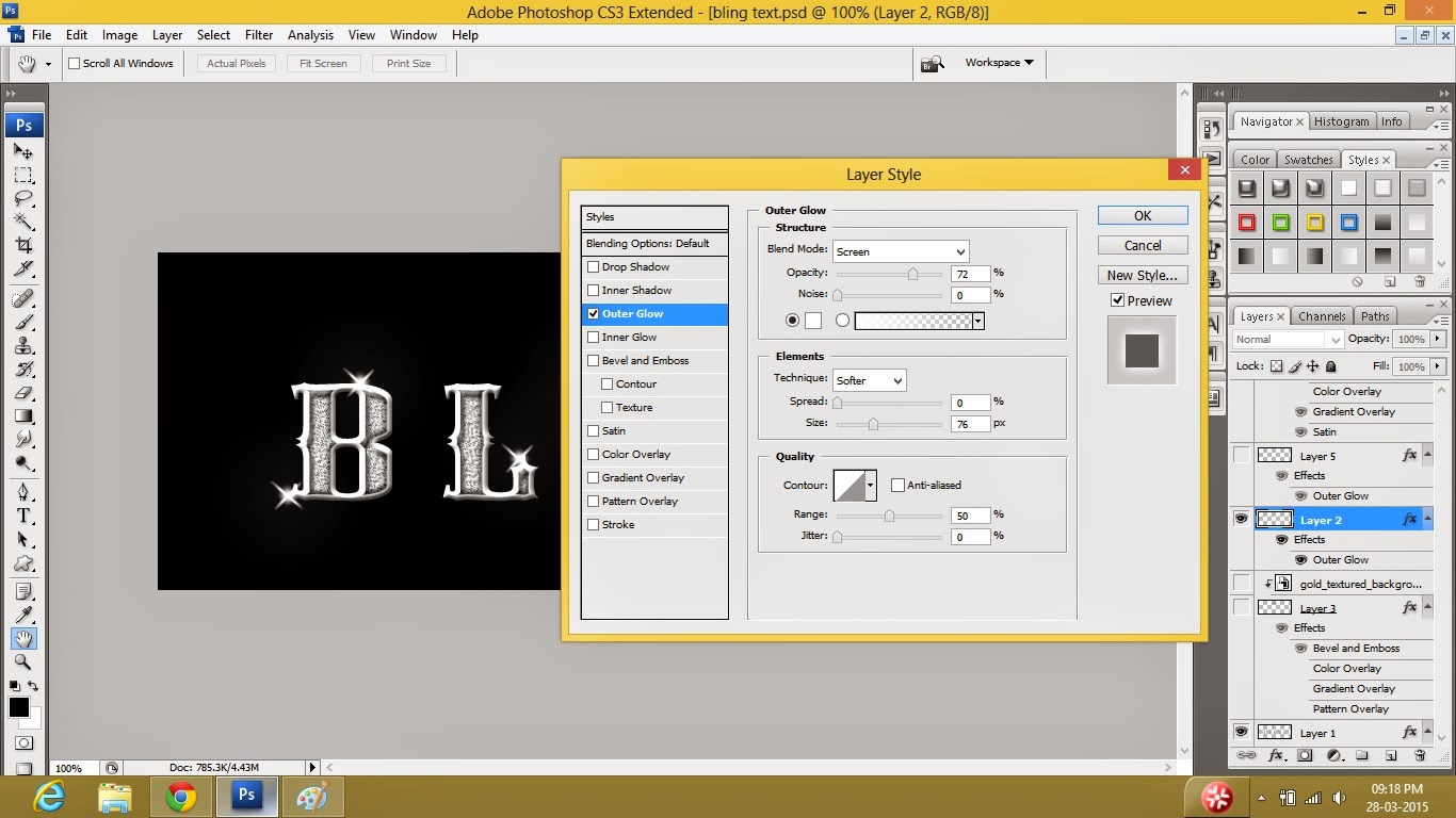 Creationz Zone: Photoshop 3D text effect tutorial