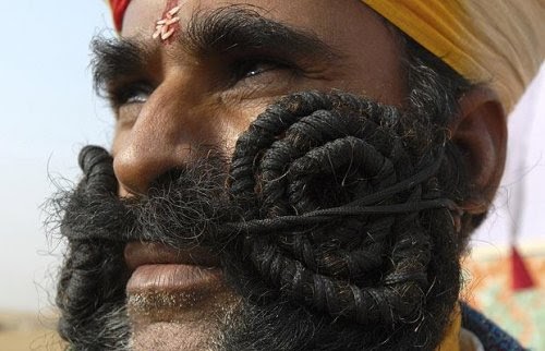 Le blog asiatique: Inde insolite : Les plus belles moustaches indiennes