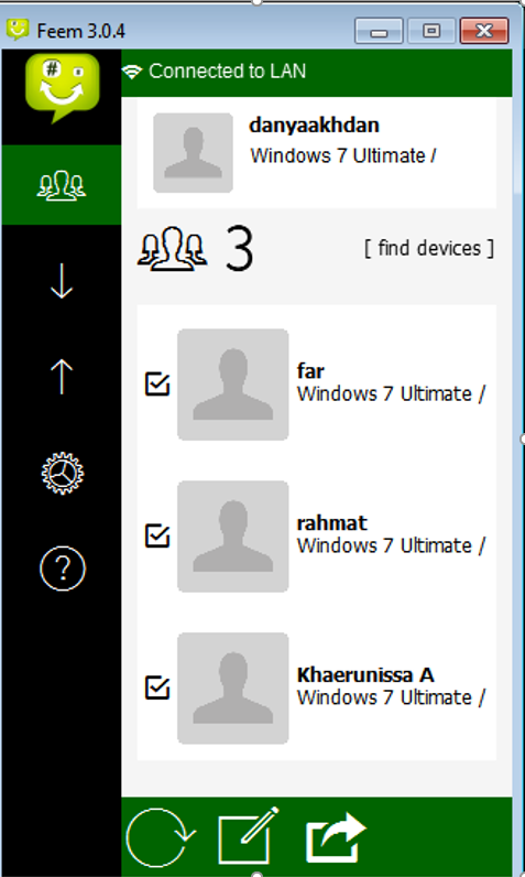 Cara Chatting pada jaringan LAN mengguanakan aplikasi FEEM