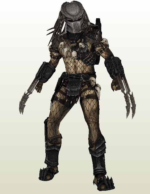 Noturno Sukhoi: Projeto Predador Papercraft